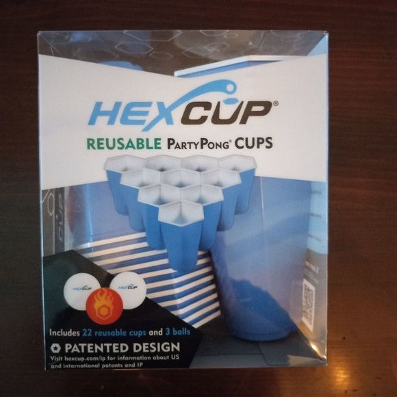 hex cup | Games | 22 Hexcups Beer Pong Game Party Pack Ping Hexagon Set ...